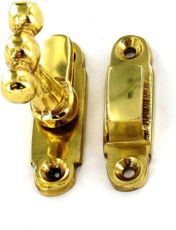 40mm Brass Showcase Cabinet Thumb Turn Catch: Amazon.co.uk: DIY & Tools