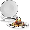 Amazon.com | YOLIFE 10 inch Dinner Plates Set of 6 - Steak Plates ...