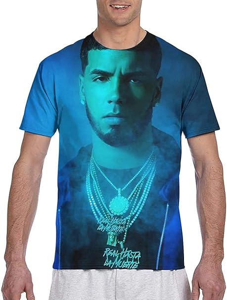 Fnbdyfjdsf Anuel AA Shirt 3D Print Mans Short Sleeve T Shirt: Amazon.es ...