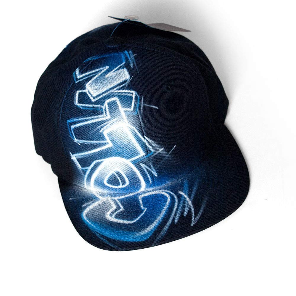 Amazon.com: PAINTED SNAPBACK Hat Cap Custom personalized with YOUR ...