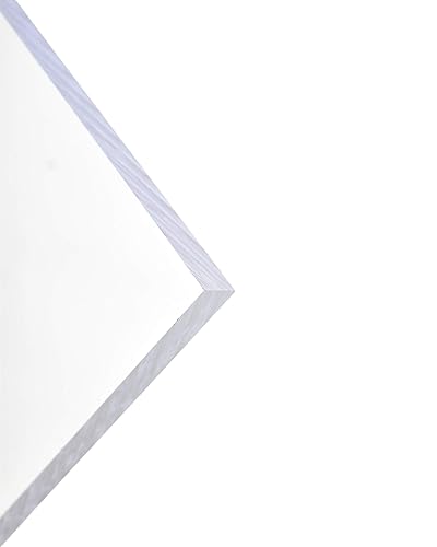 Extruded Clear Acrylic Plexiglass Plastic Sheet 3/16" Thick, Size 48" x ...