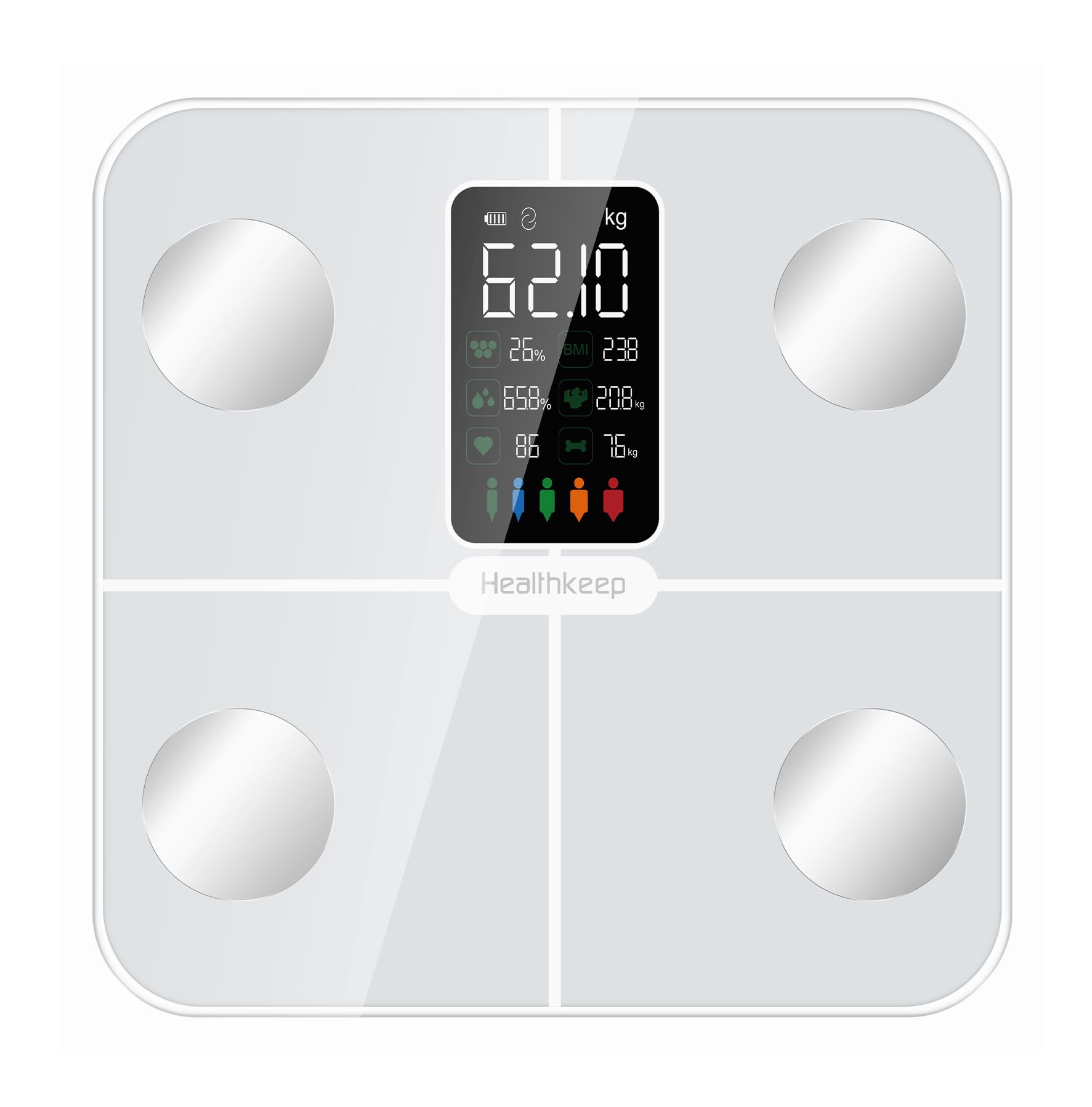Mua Healthkeep Body Fat Scale with Large VA Display, 15 Body Datas with ...