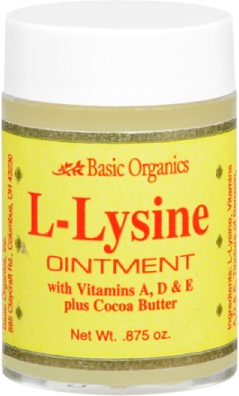 Amazon.com: Basic Organics L-Lysine Ointment 0.87 oz (Pack of 10 ...
