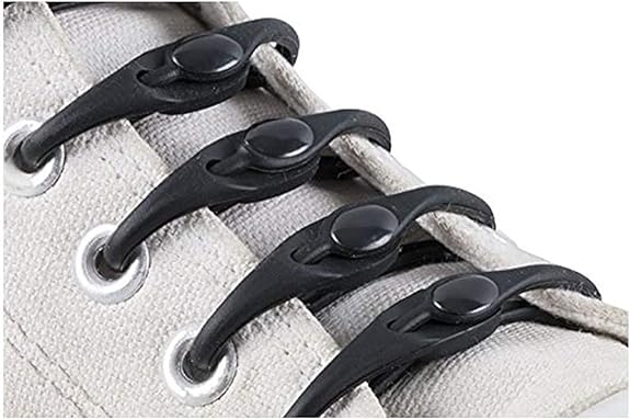 Buy UNYK Unisex Clip Snap On Silicone Sneakers Shoelace Bootlace | NO ...