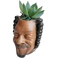 Amazon.com : Funny Celebrity Face Planter Pot,Rapper Man Face Succulent ...