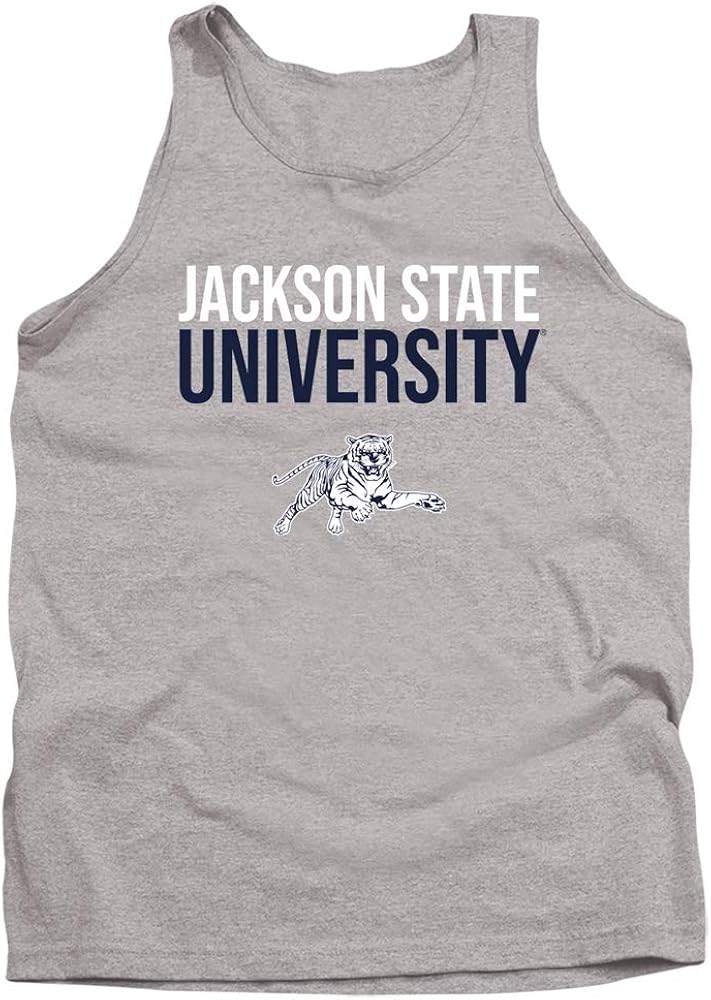 Amazon.com: Jackson State University Official Stacked Unisex Adult Tank ...