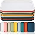 Amazon.com: 18 Pcs Plastic Fast Food Trays Bulk Colorful Restaurant ...