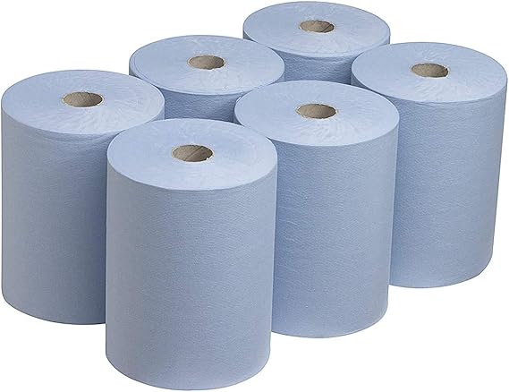 Straame Kitchen Centre feed Blue Rolls | Blue Recycled Paper Hand ...