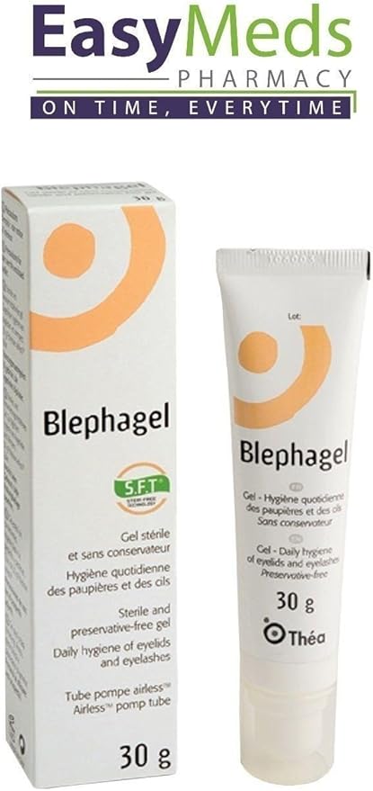 Blephagel Gel 30g x5 pestañas de párpados diarias higiénico limpieza ...