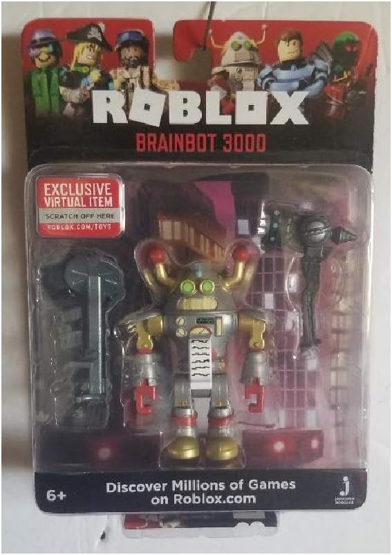 Roblox ROB0302 Single Figure Series #7-Brainbot 3000 – BigaMart