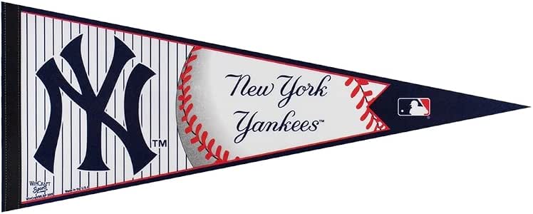 New York Yankees Logo de béisbol – banderín: Amazon.es: Deportes y aire ...