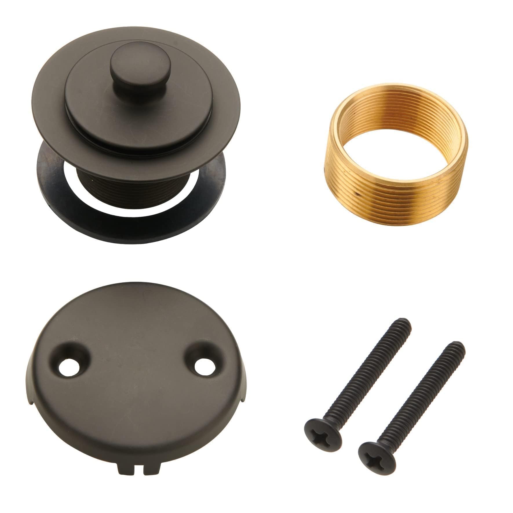 Bronze Bathtub Tub Drain Conversion Kit Assembly, Wellup Lift and Turn ...