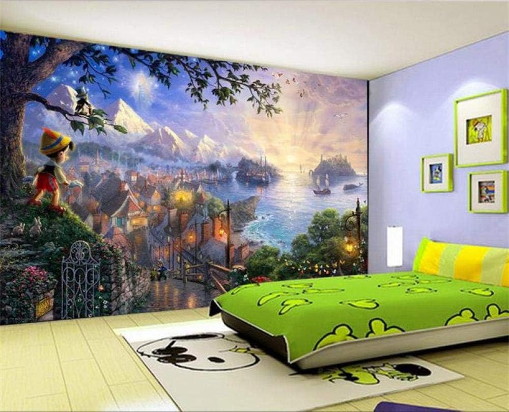 Fototapete 3D Effekt Kinderzimmer Märchenjunge Unter Baum Modern ...