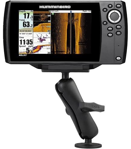 1.5 Inch Ball Mount Universal Aluminum Fish Finder Mount With 1.5" Ball ...