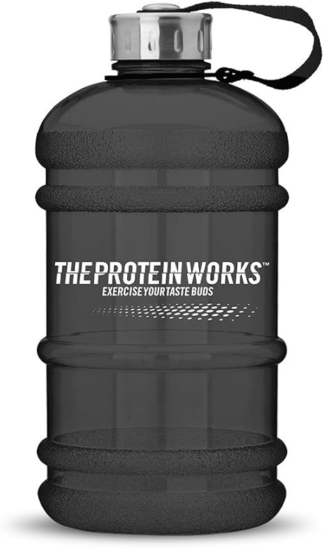 The Protein Works The Juggernaut, Water Bottle, Smoked Black, 2.2 Litre ...
