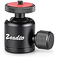 Amazon.com : Zeadio Tripod Mini Ball Head, with 1/4" 3/8" Screw Ball ...