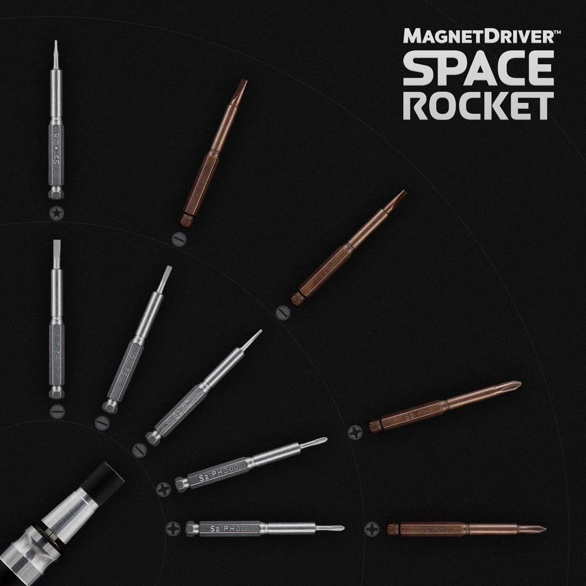 Space Rocket by Magnet Driver | Precision Screwdriver Kit with Magnetic ...