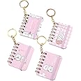 Amazon.com: VICASKY 4Pcs Mini Notebook Keychain Hanging Notebook ...