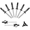 Amazon.com: ALLCLEAN 3/16" x 3/4" Tri-Fold Rivets Assortment - 60Pcs ...