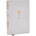 NRSVCE Sacraments of Initiation Catholic Bible, White Leathersoft ...
