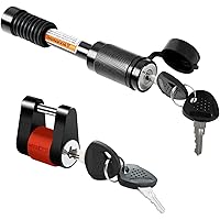 Amazon.com: METOWARE Keyed Alike Hitch Lock& Coupler Lock Set, 5/8" Dia ...