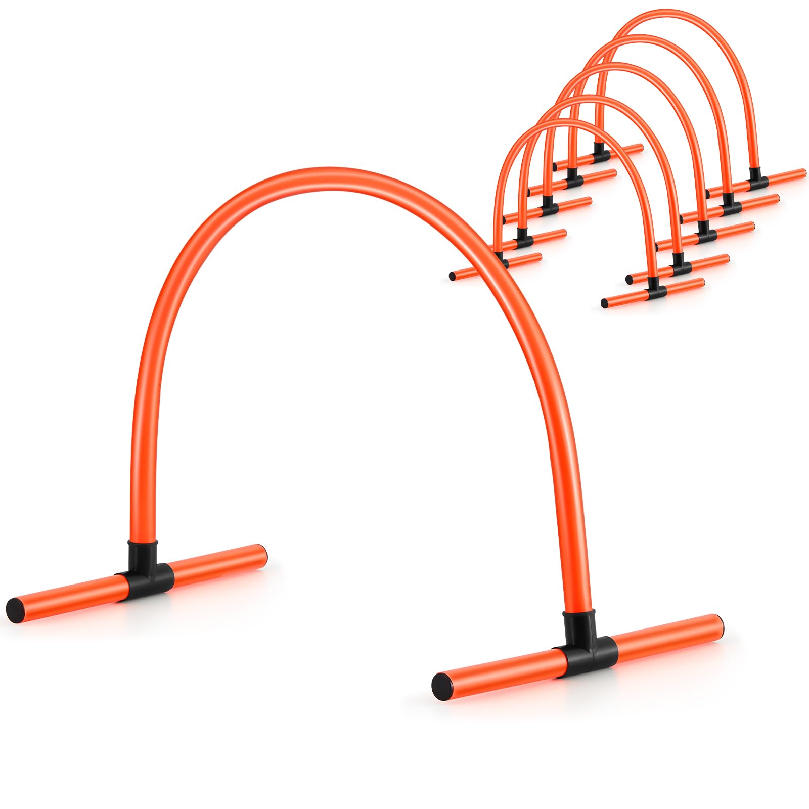 Foilswirl 6 Pcs Indoor Training Arches with Removable Base Soccer ...