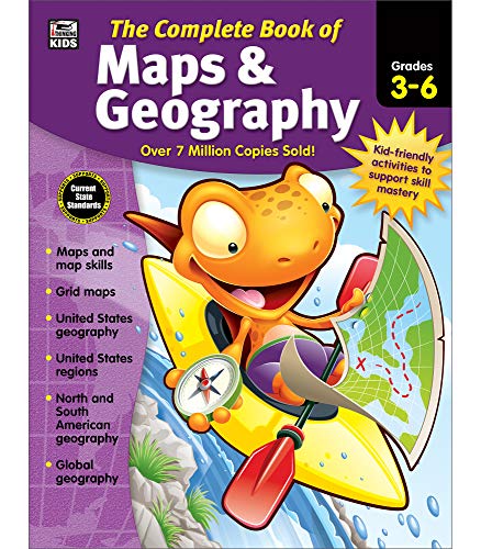 Complete Book of Maps and Geography Workbook, Global Geography for Kids ...