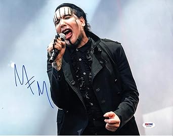 Marilyn Manson Signed 11x14 Photo Certified Authentic PSA/DNA COA at ...