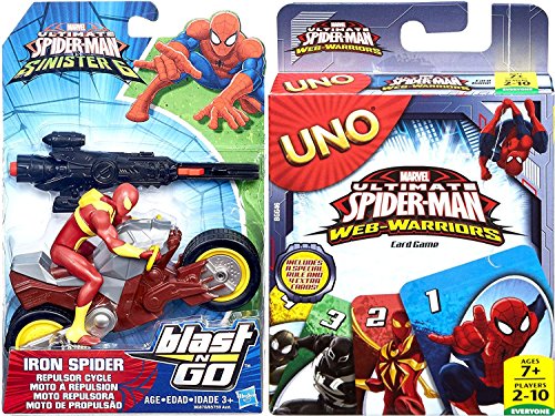 Buy Web Warriors Go! UNO Disney Spider-Man Edition Card Game & Marvel ...