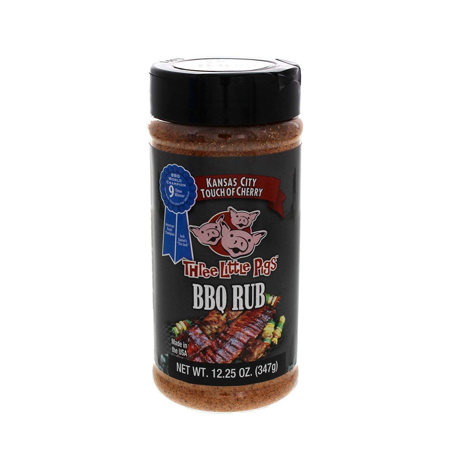 Amazon.com : Three Little Pigs Memphis Style BBQ Rub 12.25 oz and ...