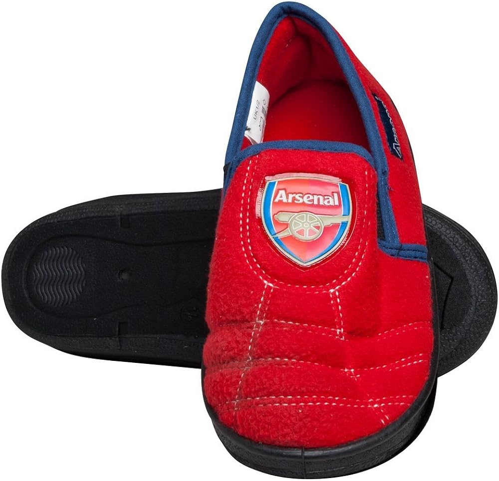 Arsenal Goal Heel Kids Slippers: Amazon.co.uk: Shoes & Bags