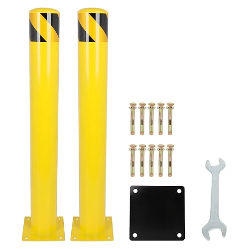 Safety Bollard, Safety Guard Bollard, 36In High 4.5 Diameter Safety ...