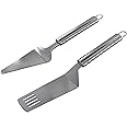 Amazon.com | Pie Server and Cake Server Stainless Steel Set - Serrated ...