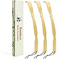 Amazon.com: YIMICOO 3 Pack Wooden Back Scratcher, 17 Inch Curved Long ...