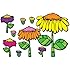 Amazon.com : Carson Dellosa D.J. Inkers Blooming Flowers Bulletin Board ...