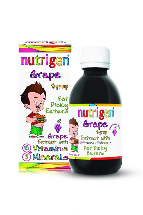 Nutrigen Nutrigen Childrens Grape Syrup for Picky Eaters 200ml: Amazon ...