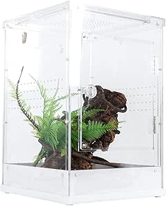 Amazon.com : REPTI ZOO Two-Way Acrylic Reptile & Insect Enclosure ...