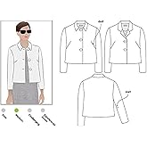 Amazon.com: Style Arc Sewing Pattern - Estelle Ponte Jacket (Sizes 04 ...