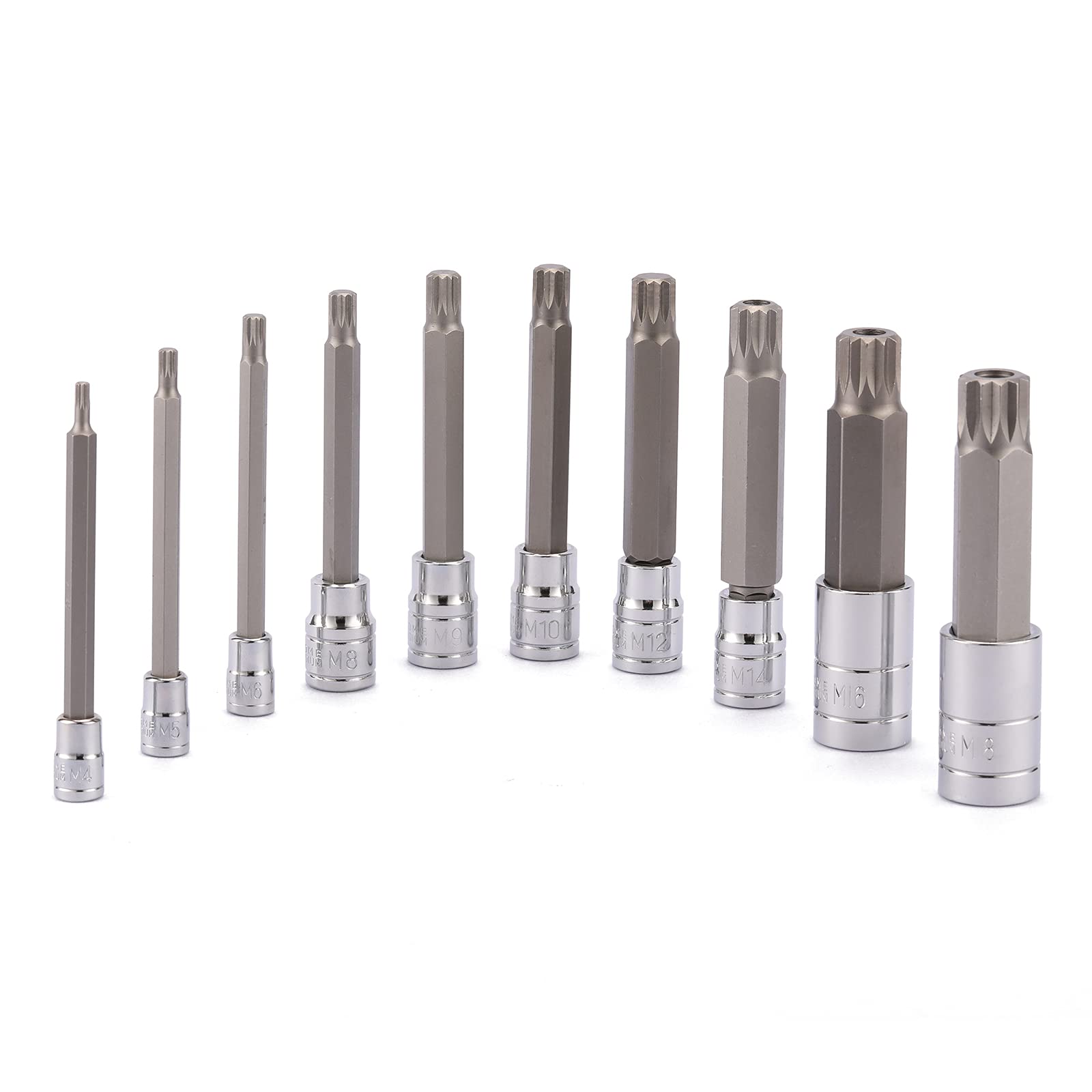 Mua MIXPOWER 10 Piece Spline Tip Bit Socket Set, M-Type, S2 and Cr-V ...