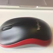 Logitech 910-002237 Wireless Mouse for Windows, Mac and Linux - Red ...