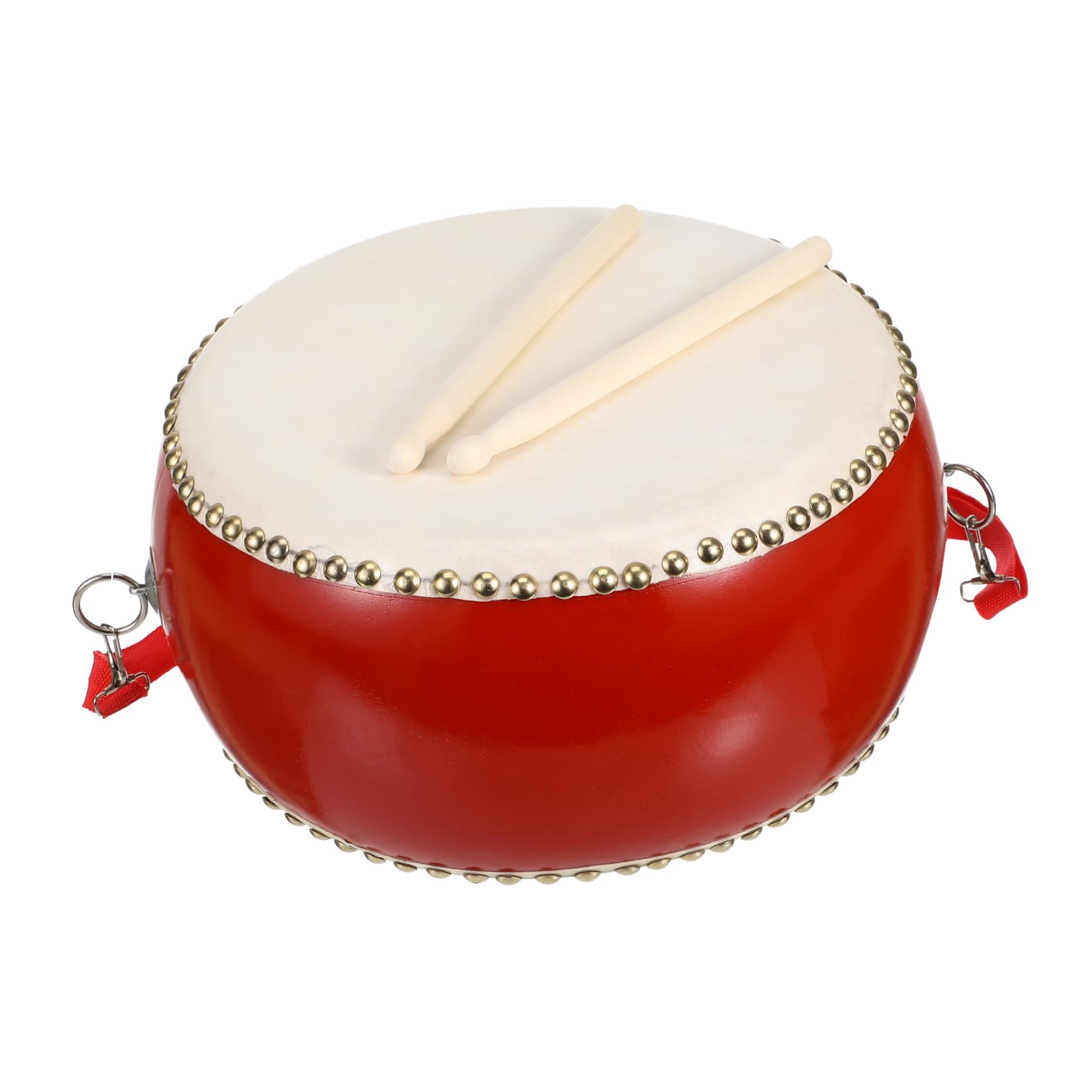 Tambourine Chinese Drum Drum 1 Set of Wooden Children Percussion Drums ...