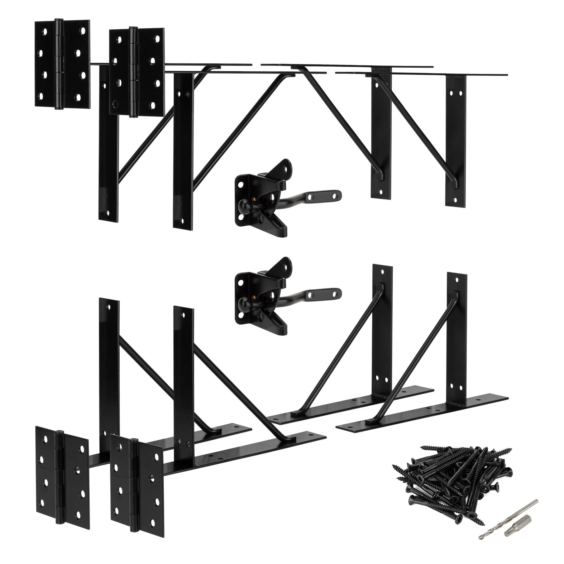 Mua HILLMASTER 2 Sets Gate Corner Brace Bracket Heavy Duty Anti Sag ...
