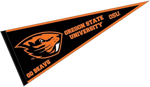 Amazon.com : College Flags & Banners Co. Oregon State Beavers Pennant ...
