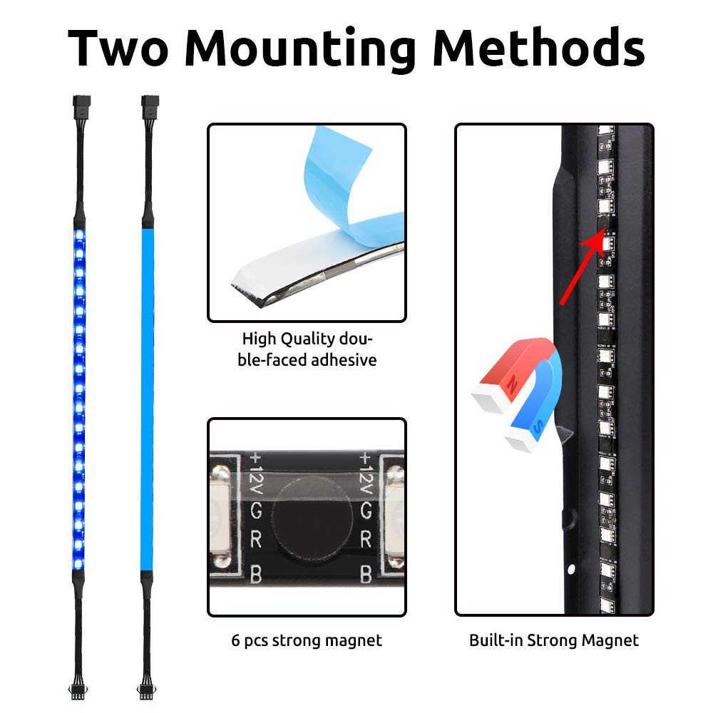 Mua PC RGB LED Strip, Computer LED Strip Lights for PC Case, SMD5050 ...