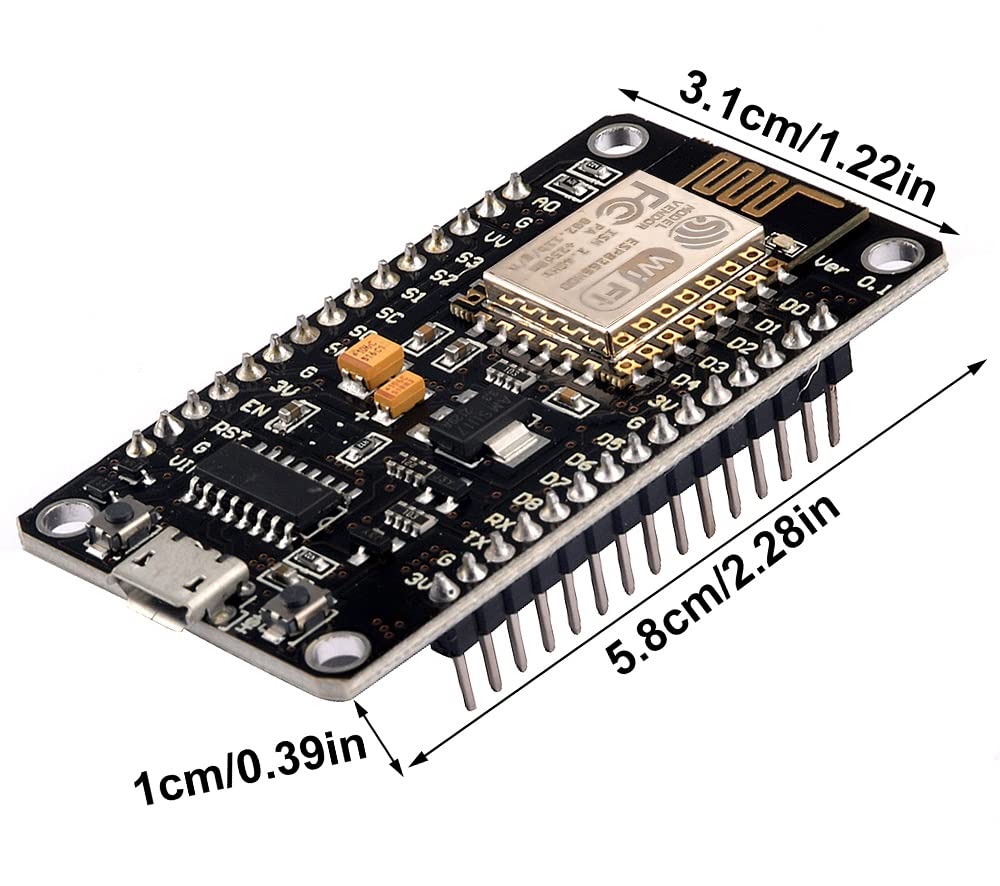 Mua 6-Pack ESP8266 V3 ESP-12E,Aideepen 30PIN NodeMCU ESP8266 V3 ESP-12E Development Board WLAN ...