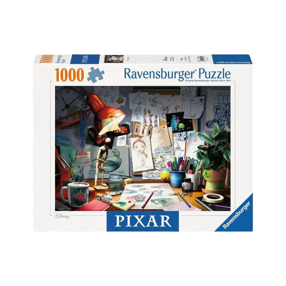 Ravensburger Disney The Artist's Desk 1000 Piece Jigsaw Puzzle for ...