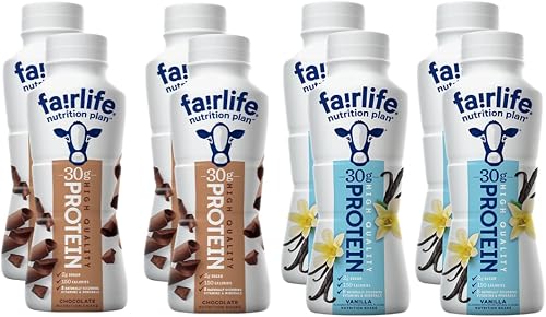 Fairlife Nutrition Plan High Protein Shake Variety Pack- 11.5 Fl Oz (8 ...
