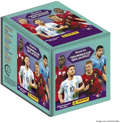 Panini Road to The World Cup Qatar 2022 Sticker Box (50 Stickers) in ...