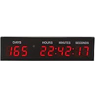 Amazon.com: BTBSIGN LED Countdown Clock Safety Event Timer with Remote and Buttons for 1.8'' 9 ...