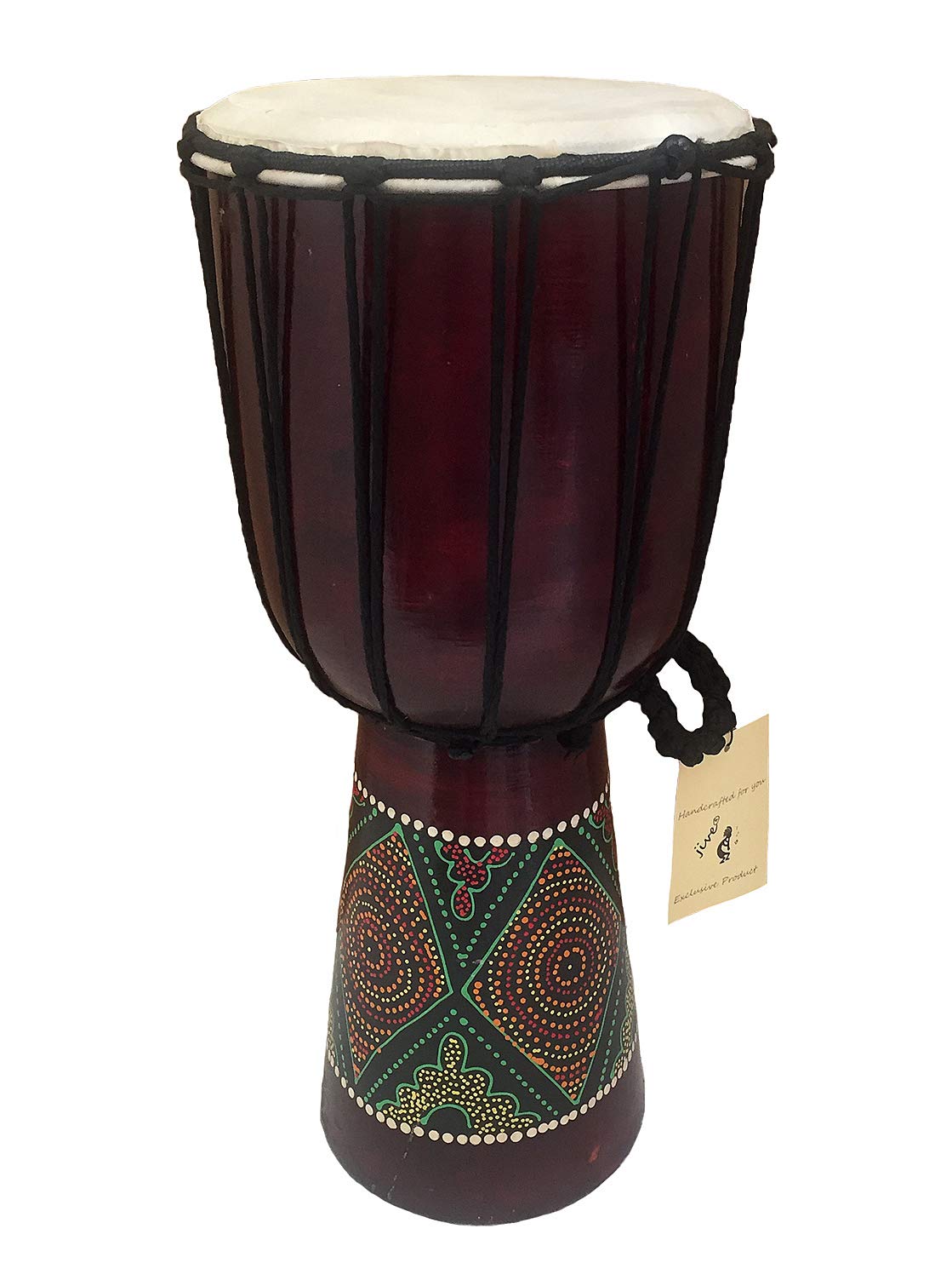 Mua Djembe Drum African Bongo Drum Solid Wood & Hand Painted LARGE SIZE ...